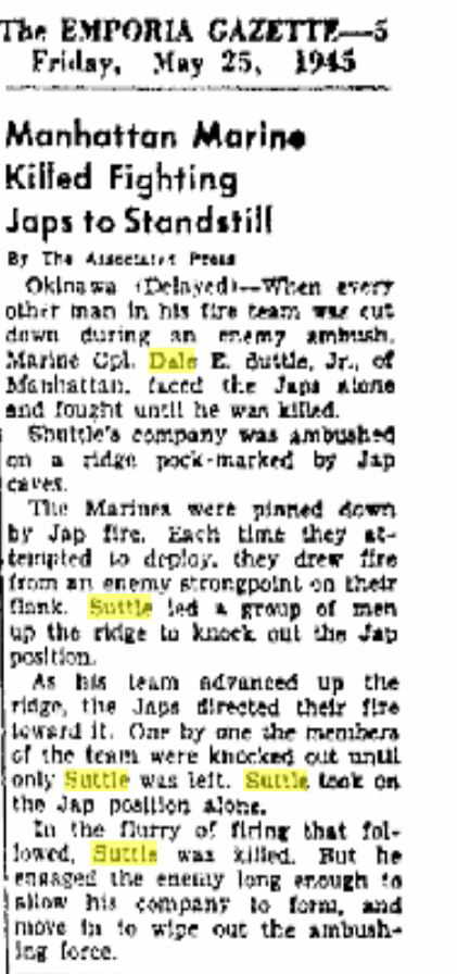 Those Who Served - Dale Suttle